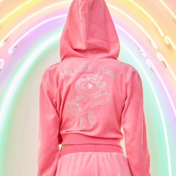 Tops | Dolls Kill X My Little Pony Velour Track Jacket | Poshmark
